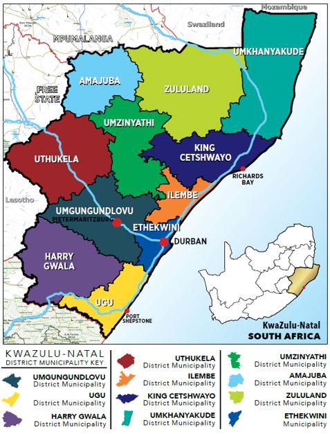Map Of Africa With Regions Labeled
